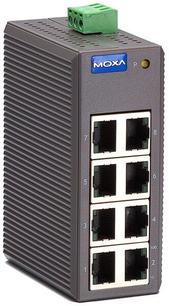 MOXA 19006092 à 165,90 € - MOXA Unmanaged Industrial Ethernet Switch, 8 ...